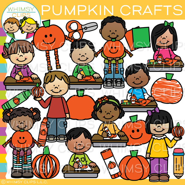 Pumpkin Arts and Crafts Clip Art – Whimsy Clips