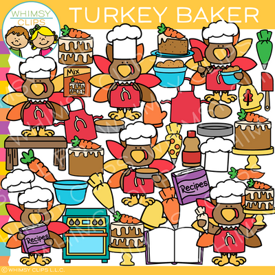 Thanksgiving Clip Art, Images & Illustrations | Whimsy Clips