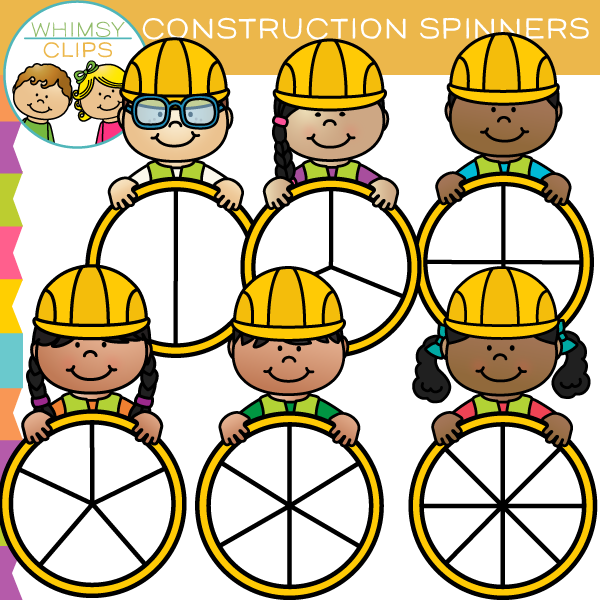 Construction Spinners Clip Art, Images & Illustrations | Whimsy Clips