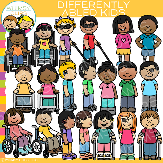 Students With Disabilities Clip Art KIDS WITH DISABILITY Clipart, Kids