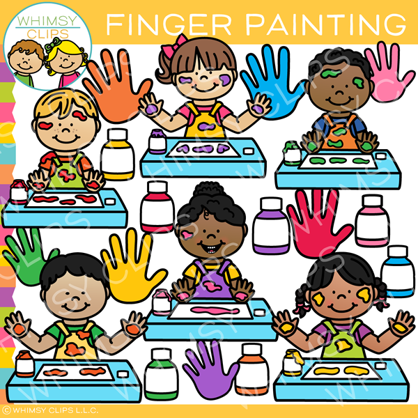 Kids Painting Clip Art