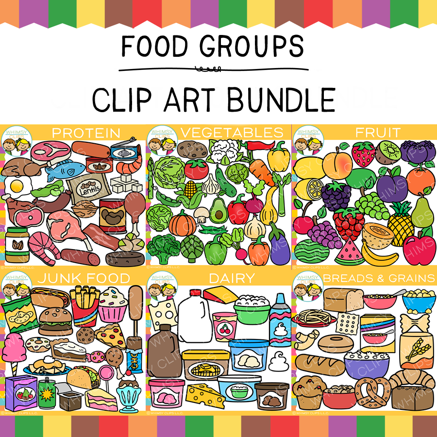 Vegetable Group Clip Art Food Group Junk Food Clip Art – Whimsy