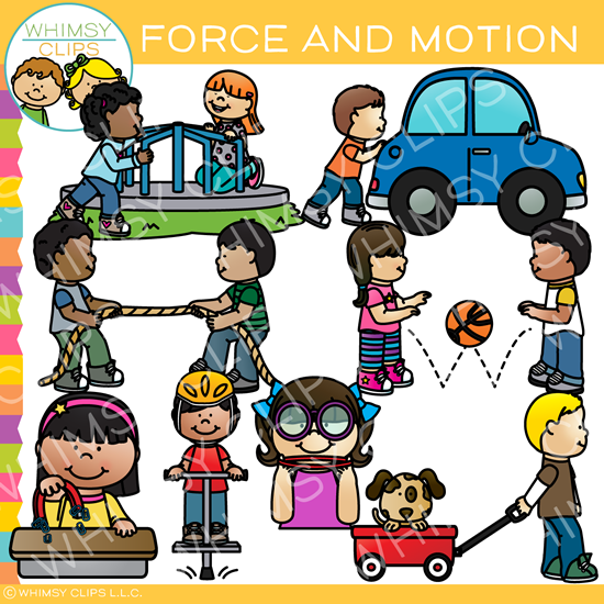 Force and Motion Clip Art – Whimsy Clips