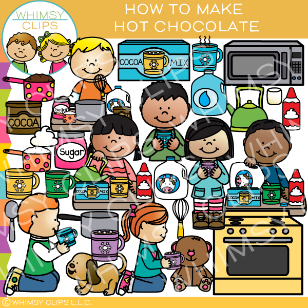 How to Make Hot Chocolate Clip Art – Whimsy Clips
