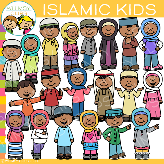 Everyday Islamic Kids Clip Art – Whimsy Clips