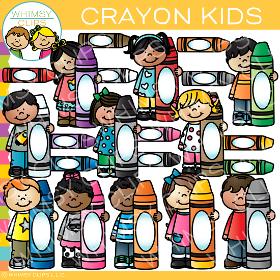 Crayons Clipart Black And White