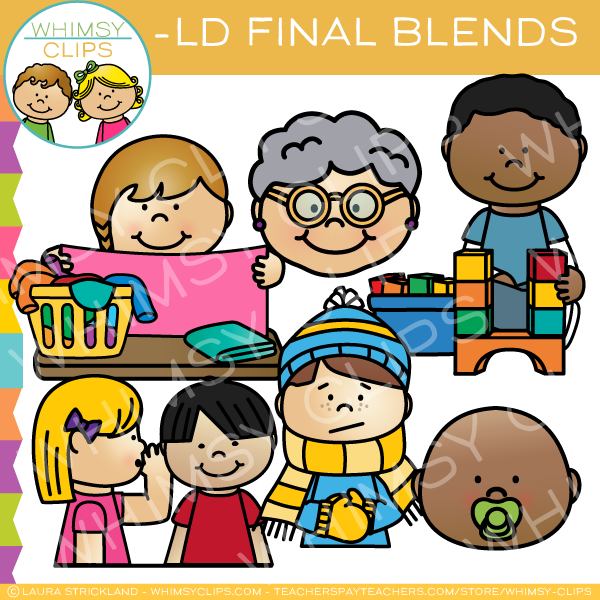 Ending Blends - LD Words Clip Art – Whimsy Clips