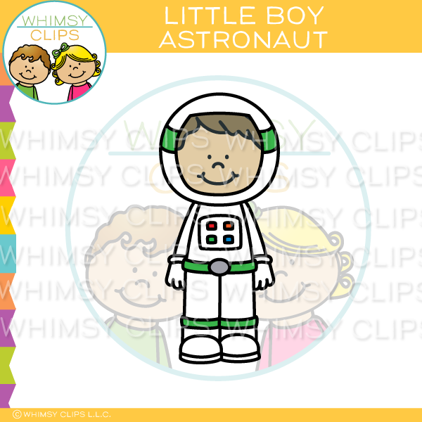 Kid Astronaut Clipart