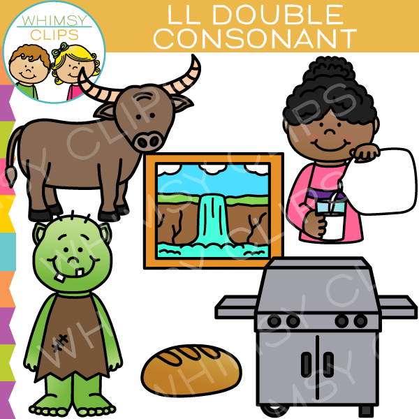 Double Consonant Clip Art Bundle – Whimsy Clips