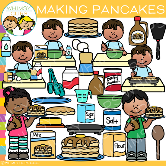 Making Pancakes Clip Art – Whimsy Clips