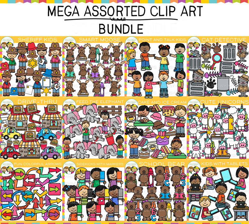 Assorted Clip Art Mega Bundle – Whimsy Clips