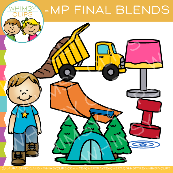 Ending Blends -MP Words Clip Art – Whimsy Clips