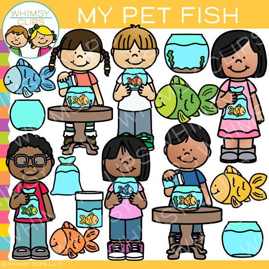 My Pet Fish Clip Art – Whimsy Clips