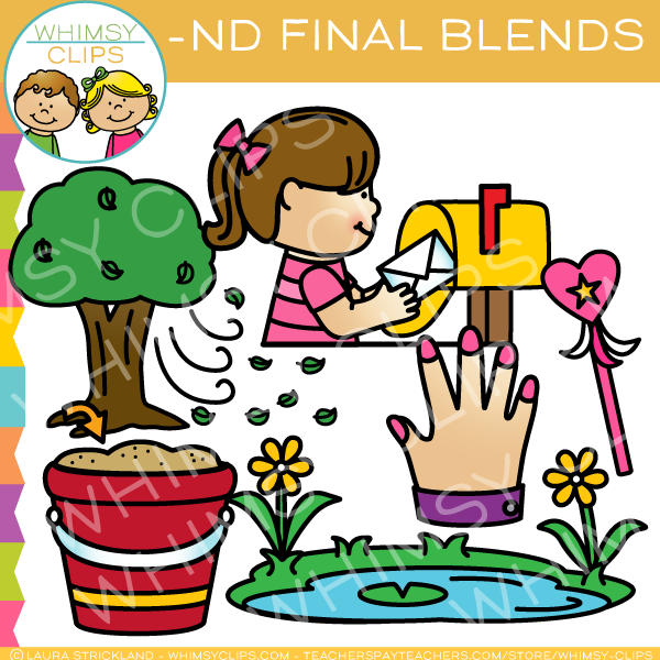 Ending Blends - ND Words Clip Art – Whimsy Clips
