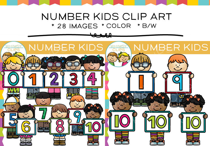 Number Clipart For Kids