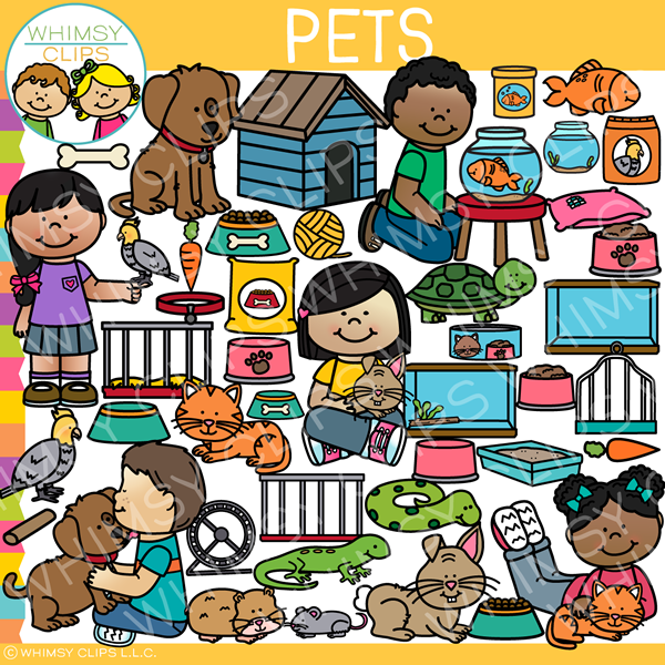 Kids Pets Clip Art – Whimsy Clips