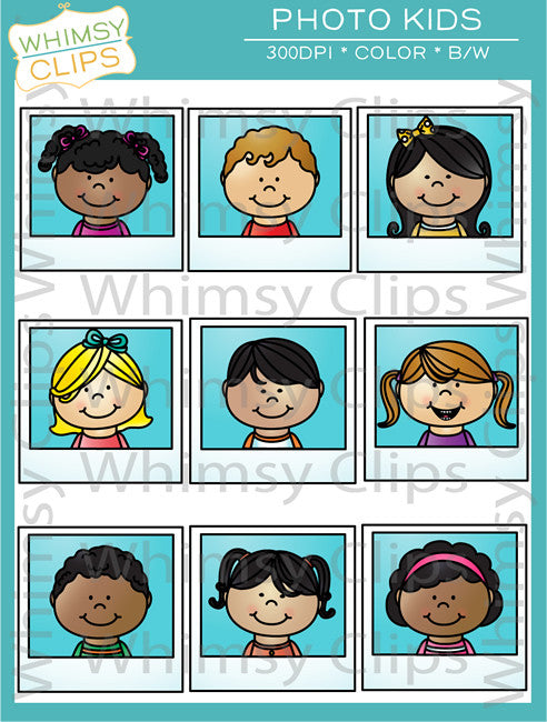 Photo Kids Clip Art – Whimsy Clips