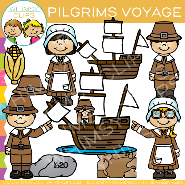 Pilgrims Mayflower Clipart