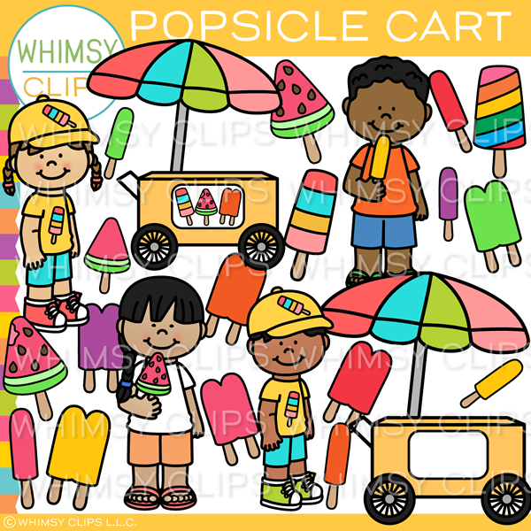 Summer Popsicle Clip Art – Whimsy Clips