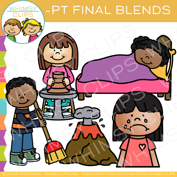 Ending Blends -PT Words Clip Art – Whimsy Clips