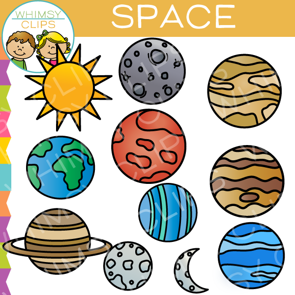 Kids Space Clip Art – Whimsy Clips