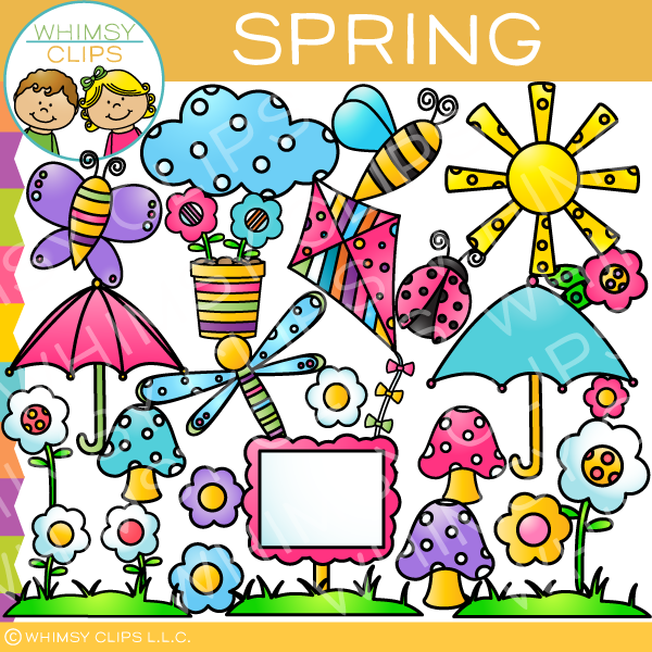 Spring Pieces Clip Art – Whimsy Clips