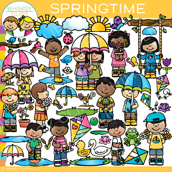 April Clip Art For Kids