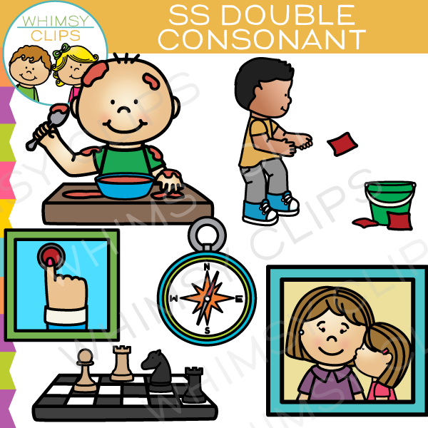 Double Consonant Clip Art Bundle – Whimsy Clips