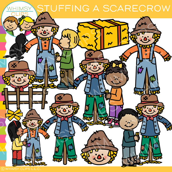 Fall Scarecrow Clip Art