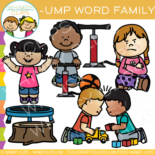 -UMP Word Family Clip Art – Whimsy Clips