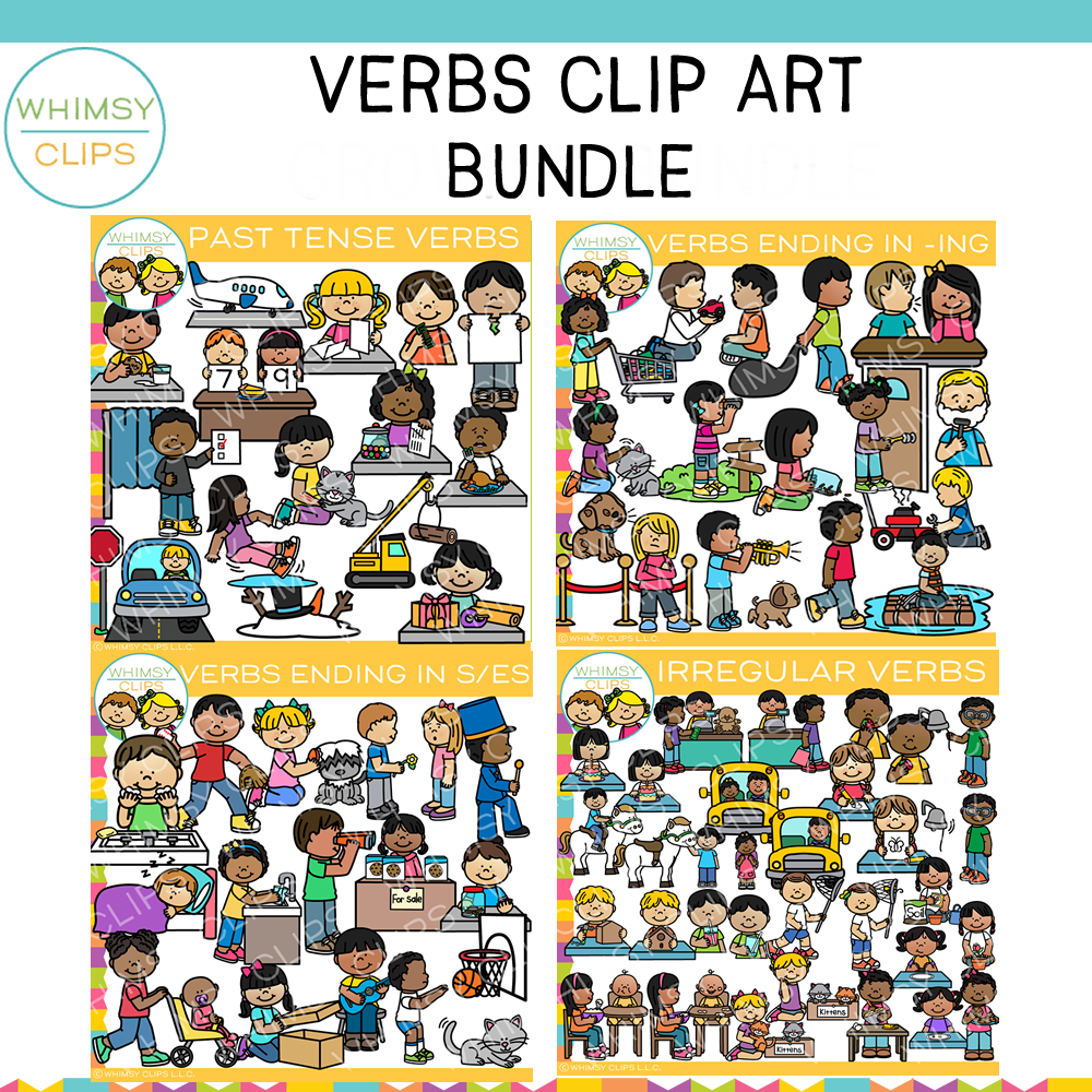 Irregular Verbs Clipart